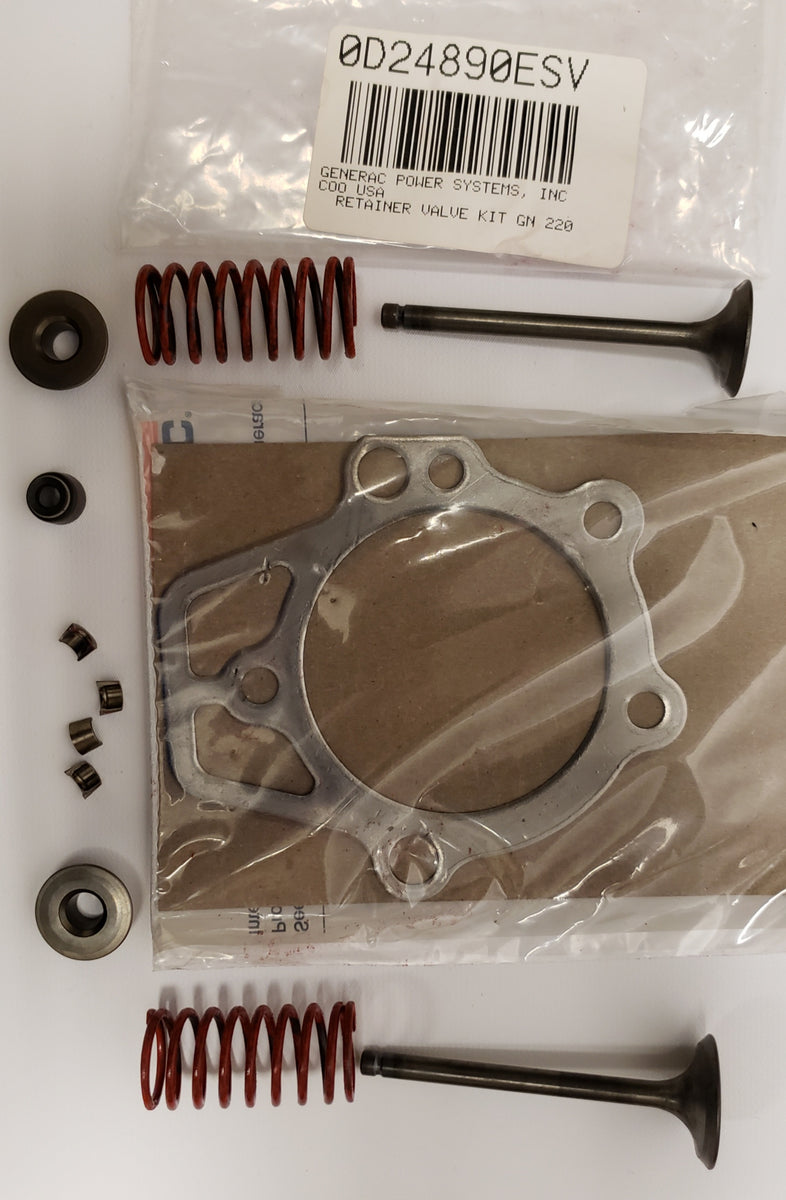Generac 0D24890ESV OEM RV Guardian Generator Engine Valve Retainer Kit ...